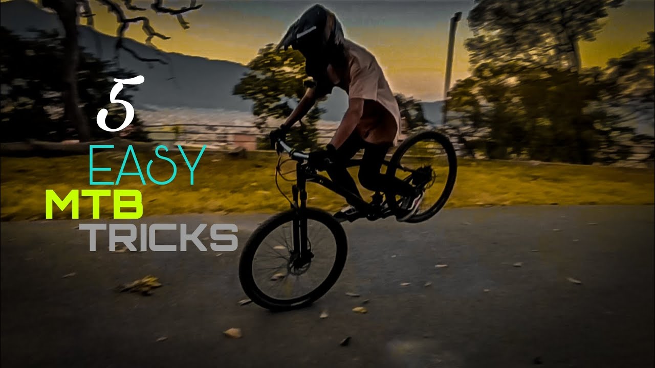 5 EASY MOUNTAIN BIKE TRICKS|MOUNTAIN BIKING NEPAL| - YouTube