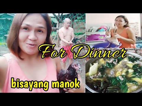 Solved ang ulam for dinner 😋 cooking tinolang manok(Bisayang manok) || Flower Dhalz - YouTube