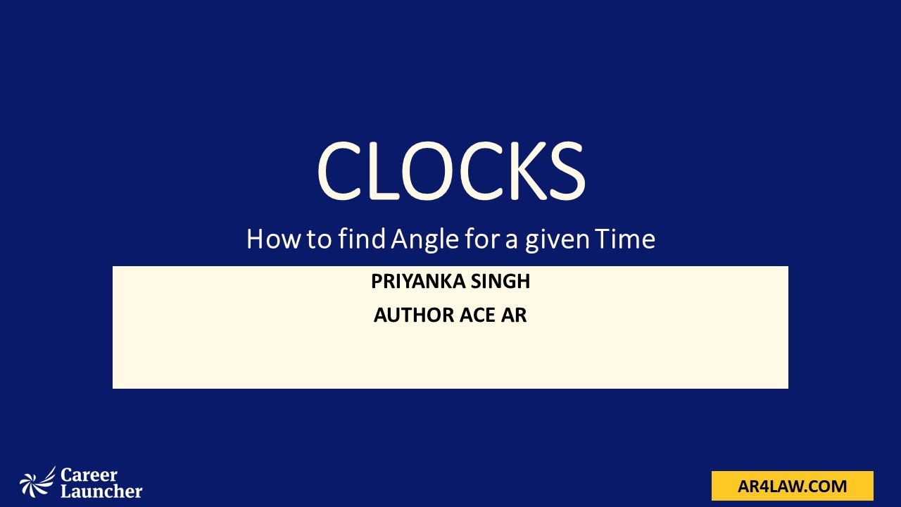CLOCKS MADE EASY- Finding the angle - YouTube