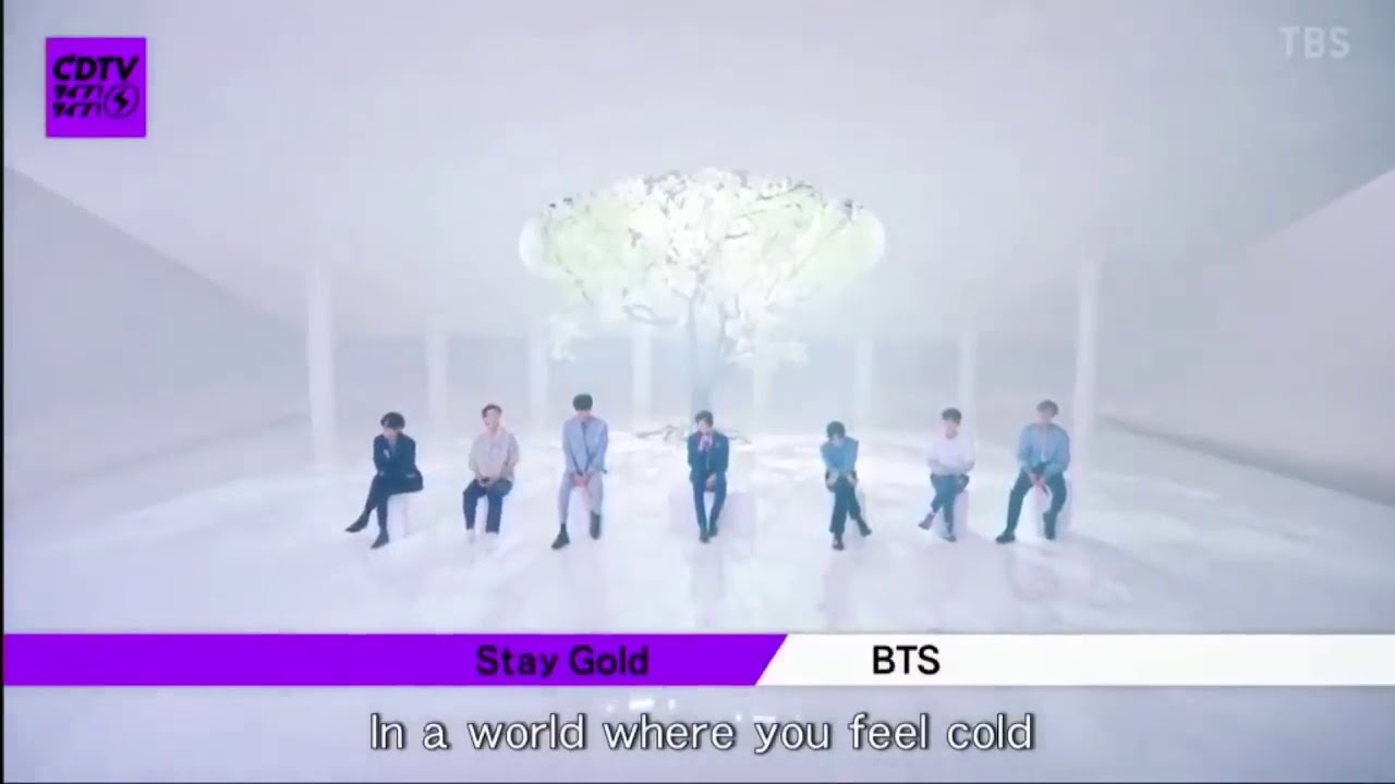 BTS Stay Gold MV (live) - YouTube