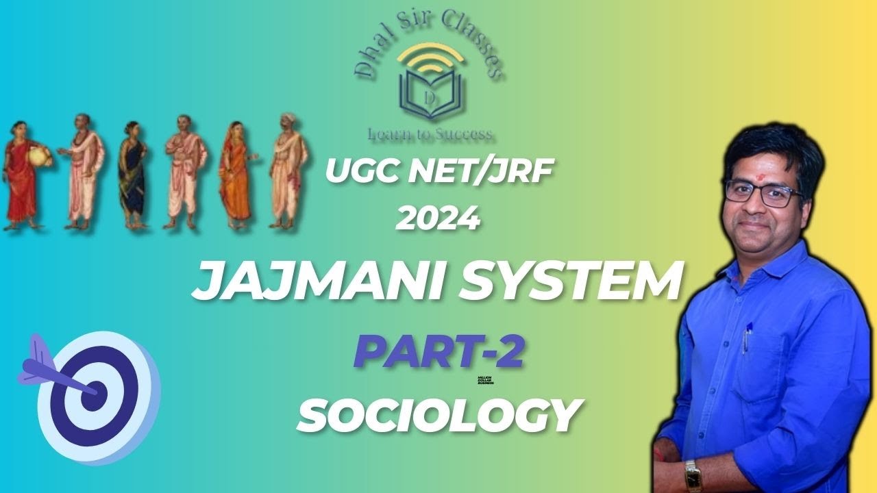 Jajmani System | Part- 2 | Indian Society | DR. SK DHAL SIR | # ...