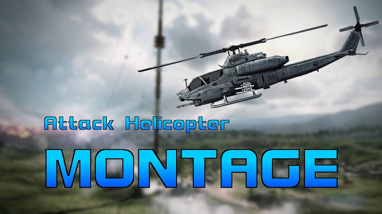 Battlefield 3 Attack Helicopter Montage - YouTube