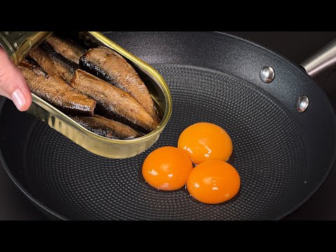 Sardalya + yumurta – inanılmaz lezzetli! Bu tarif bir restoranı meşhur etti!
