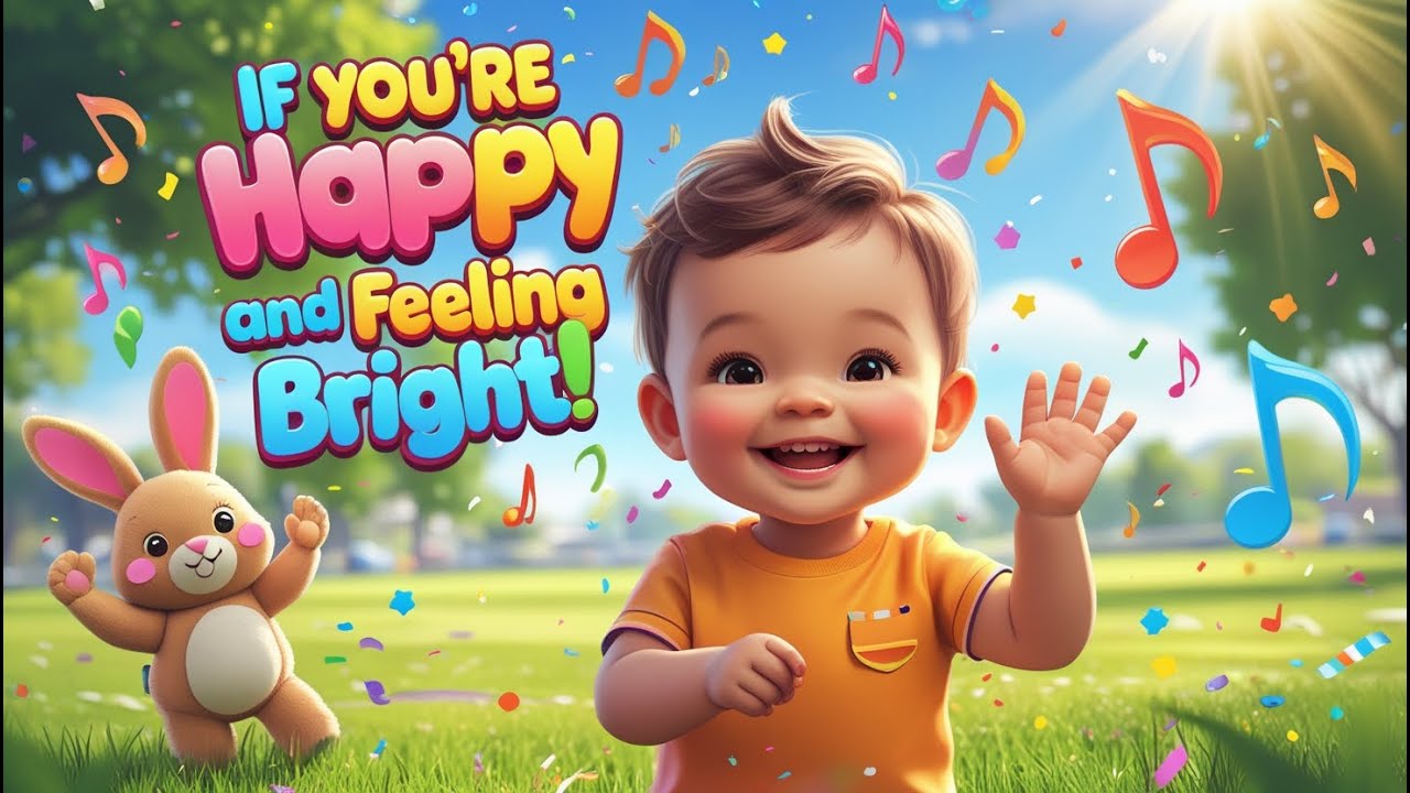 If You’re Happy and Feeling Bright 🎶 | Fun Kids Song & Dance | Sing ...