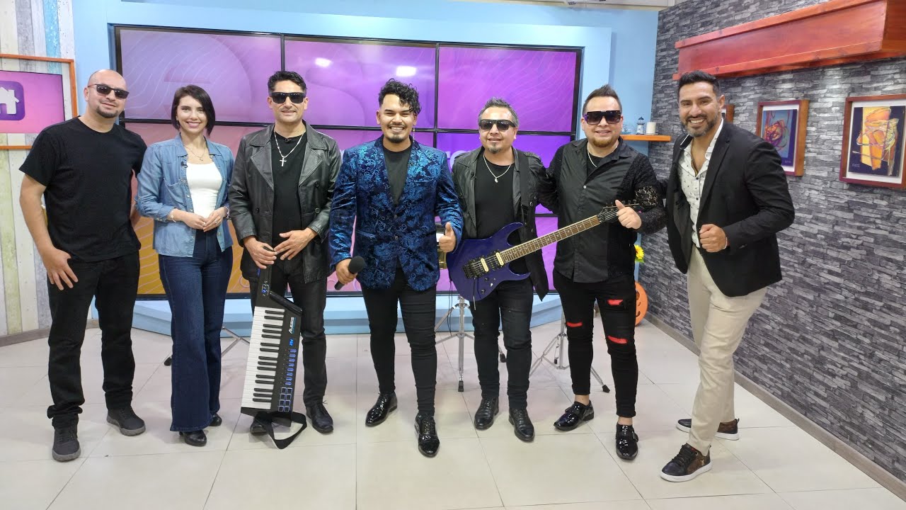 La talentosa banda tropical "Grupo Amanda" se presentó en Nuestra Casa ...