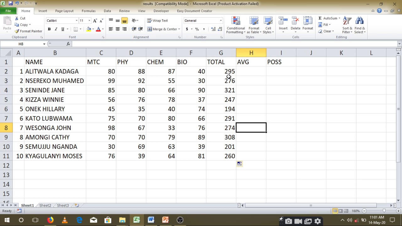 Sum And Average YouTube Sum And Average YouTube
