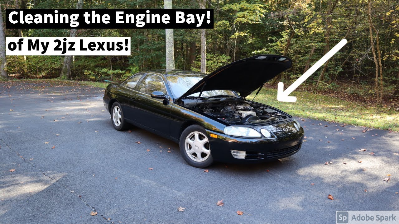 Engine Cleaning on My Sc300 (2jzge, Griots Garage Engine Cleaner ...