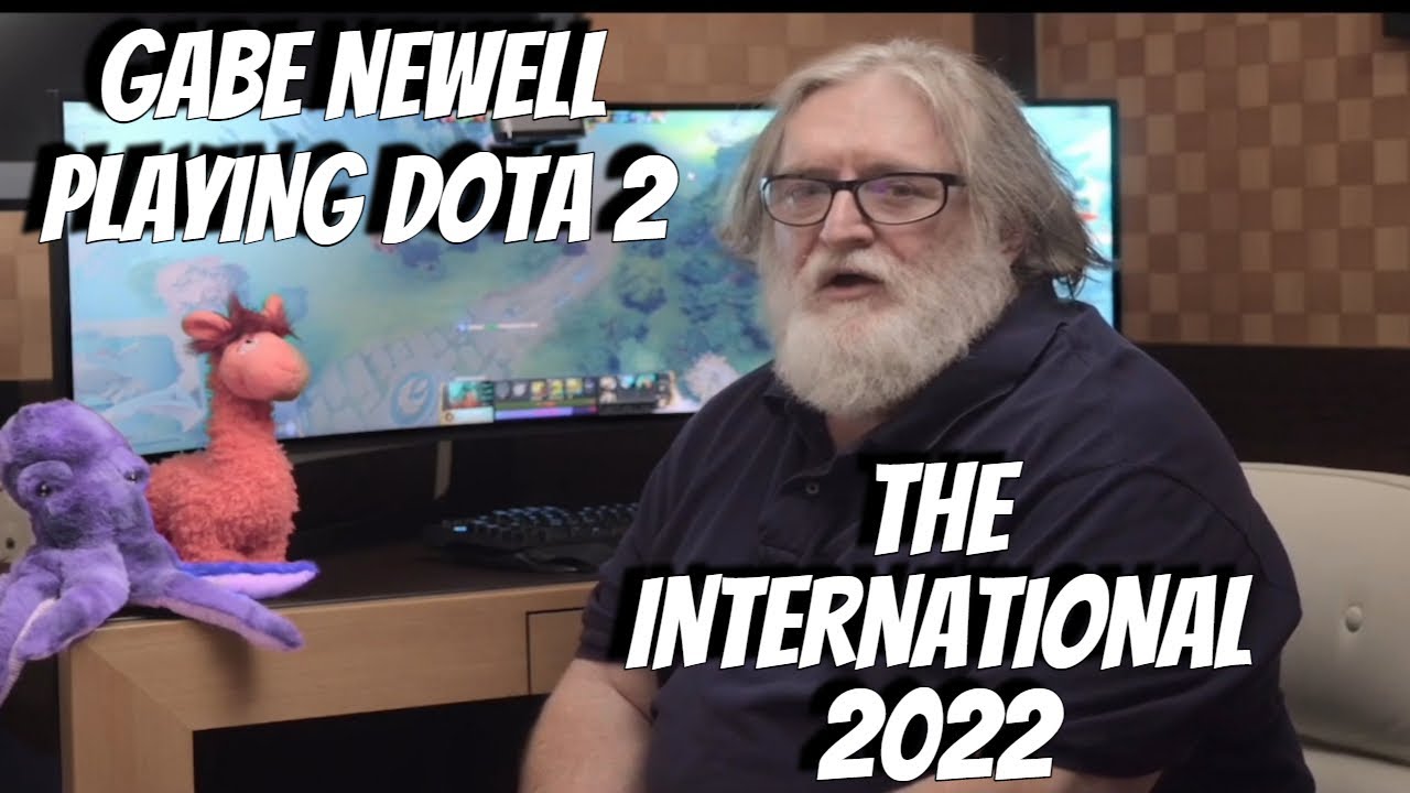 ГЕЙБ НЬЮЭЛЛ ИГРАЕТ В DOTA 2 НА THE INTERNATIONAL 2022! GABE NEWELL PLAYING DOTA 2 AT THE TI11 ...