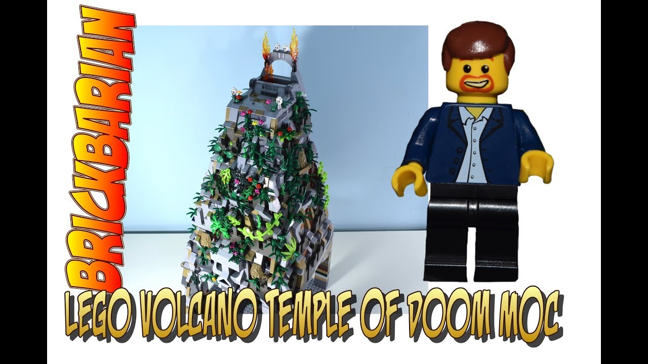 Custom Lego Volcano Temple of Doom MOC - YouTube
