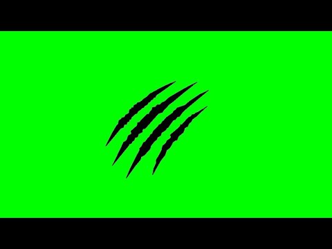 Claw Mark Green Screen Video Template | animationgifs | Animal Claw ...