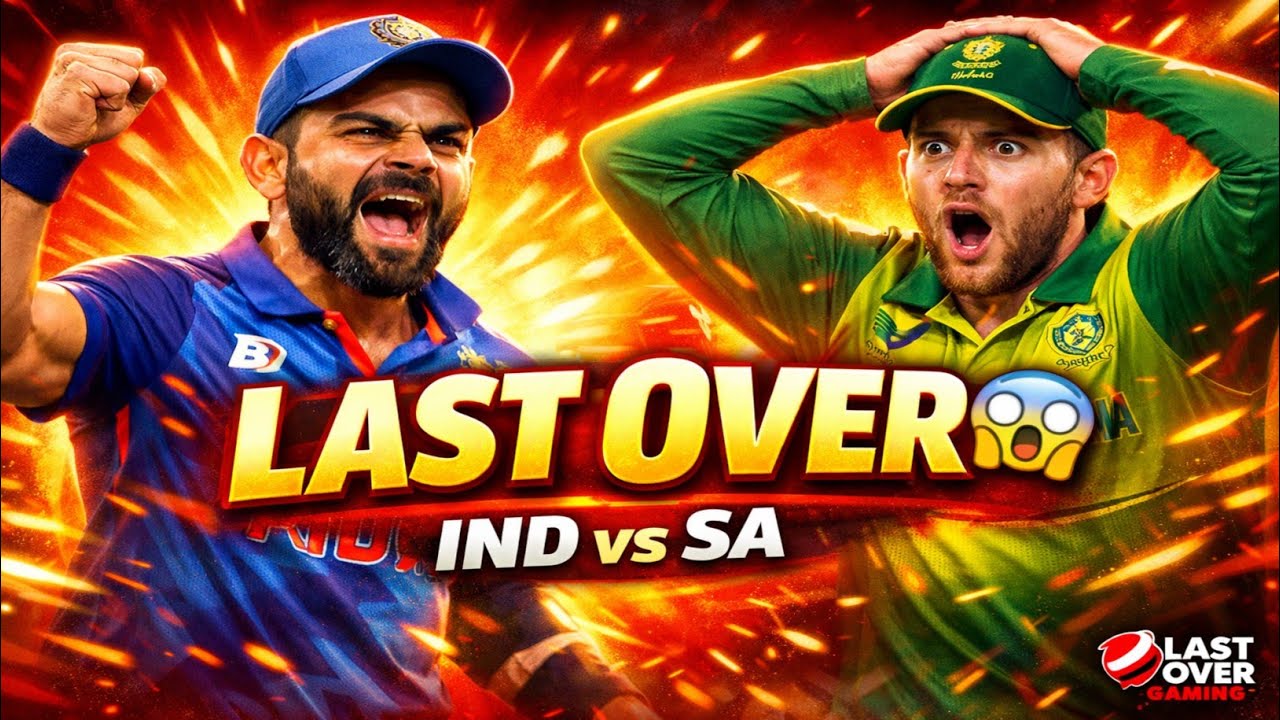 IND vs SA 🔥 Last Over Twist | Pressure Game Changed Everything 😱 ...