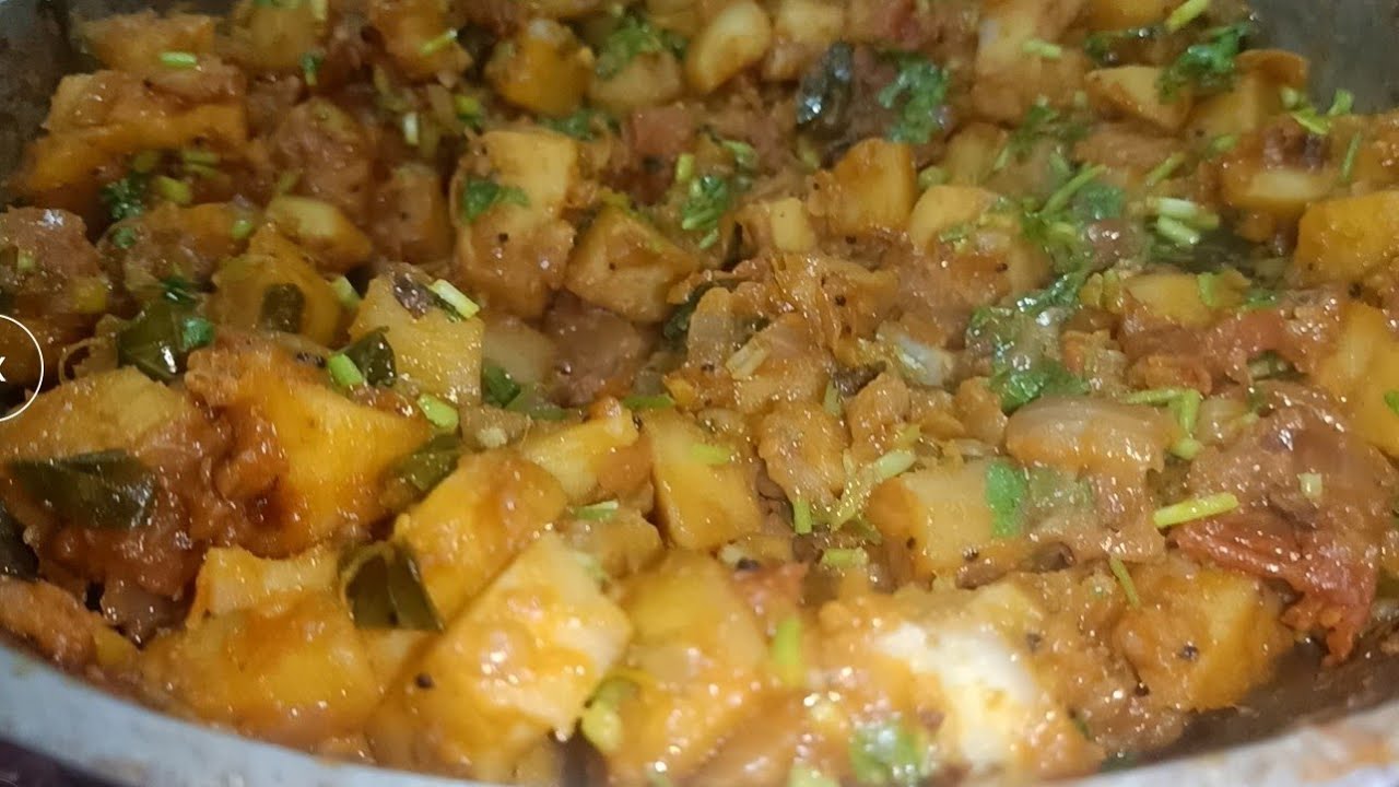 மிக மிக சுவையான உருளை கிழங்கு பொரியல் /Potato Poriyal in Tamil / Potato ...