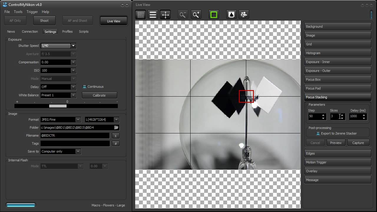 ControlMyNikon v4.0 - Using Profiles - YouTube