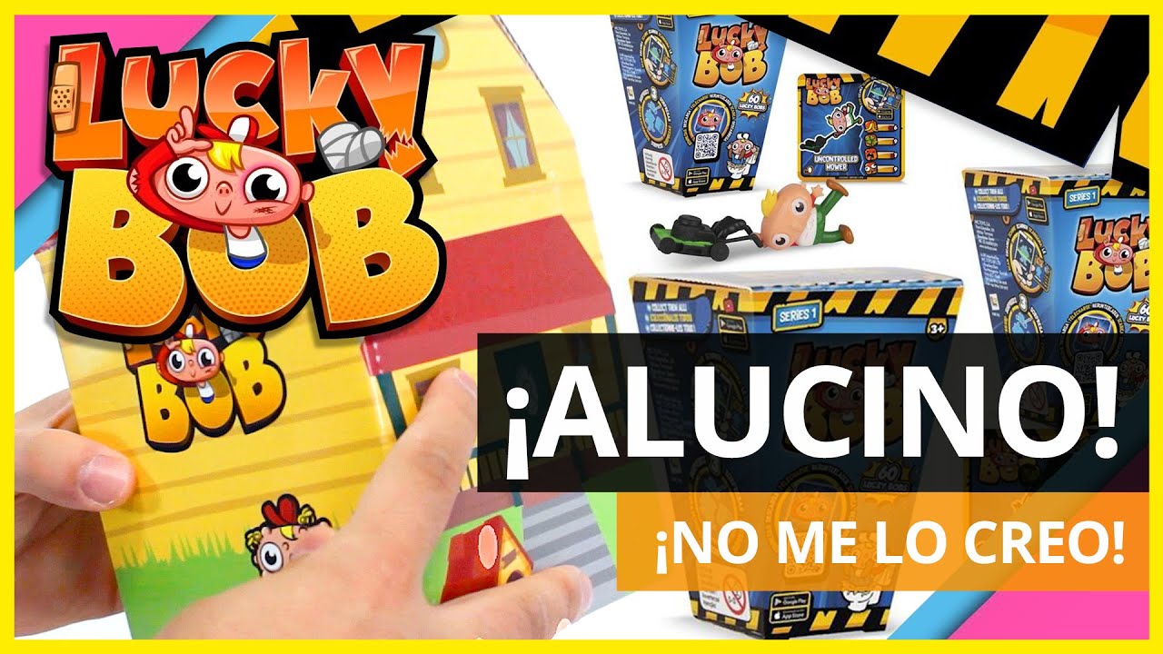 LUCKY BOB Serie 1 UNBOXING CASA 🚧 Con este juguete ALUCINO!! - YouTube