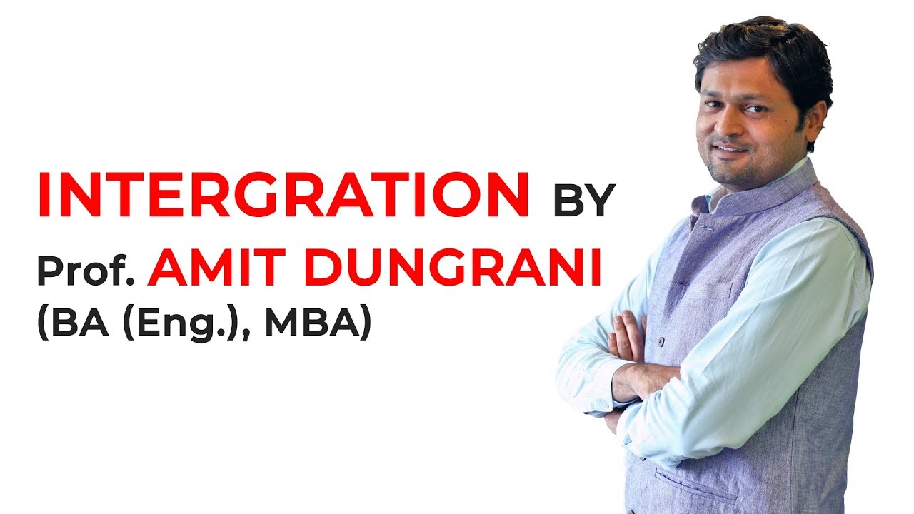 Integration by Prof. Amit Dungrani - YouTube