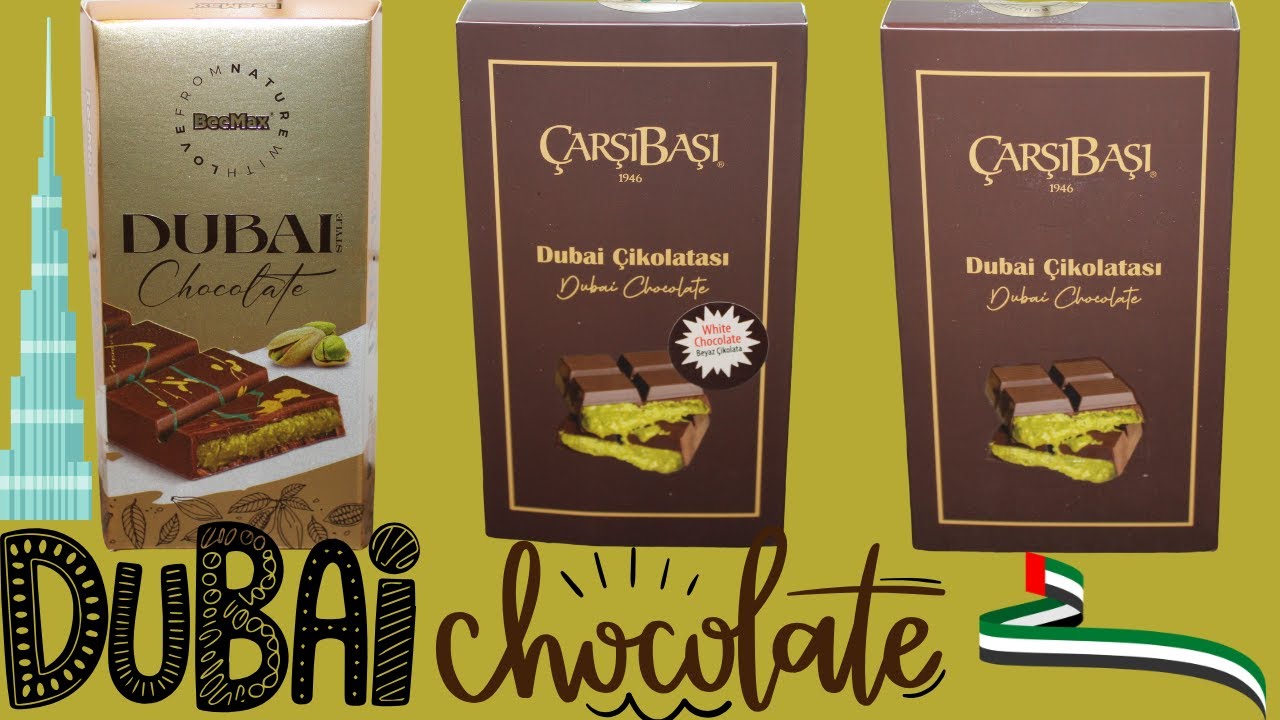 Dubai Chocolate: BeeMax and CarBasi White and Milk Chocolate Review - YouTube