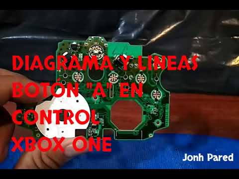DIAGRAMA Y LINEAS BOTÓN "A" EN CONTROL XBOX ONE - YouTube