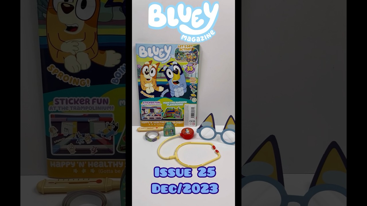 Bluey magazine, issue 25, Dec/2023 🛝 - YouTube