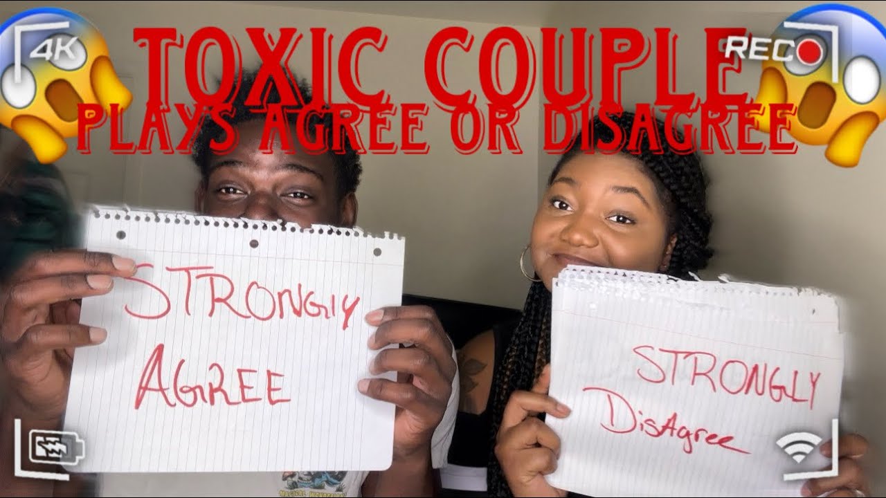 TOXIC COUPLE PLAYS AGREE OR DISAGREE😱(GETS SERIOUS😬) - YouTube