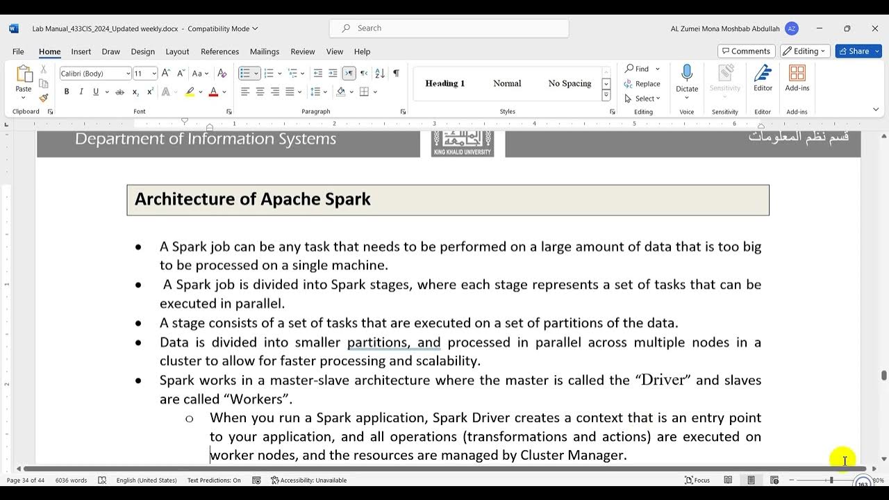 LAB 5 Introduction to Apache Spark - YouTube