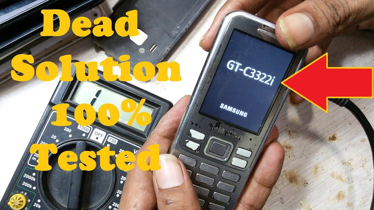 How To Repair Samsung C3322i FULLY DEAD Mobile 100% Tested Solution ...