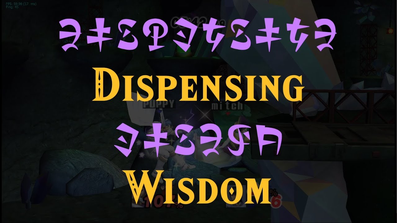 Dispensing Wisdom 1: Farore's Wind - YouTube
