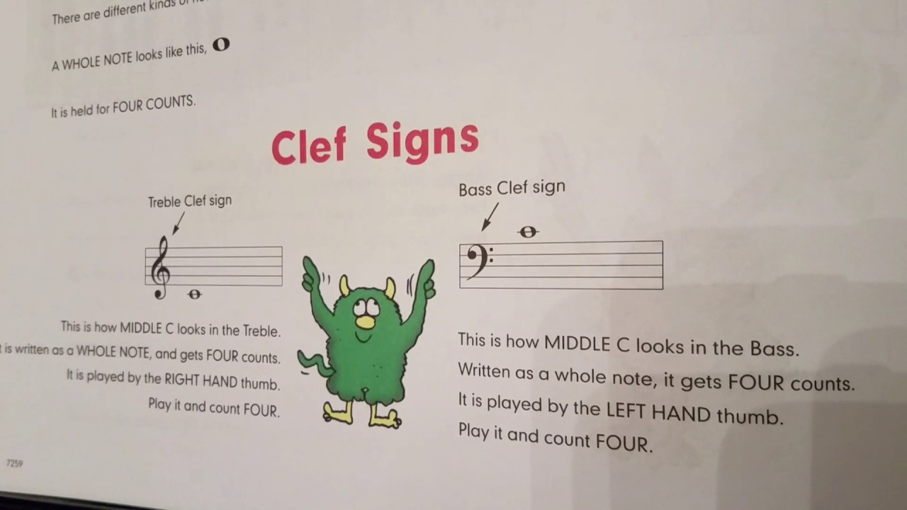 M.R. Middle C whole note - YouTube