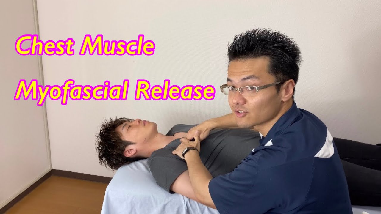 Myofascial release for pectoralis minor muscle (English) - YouTube