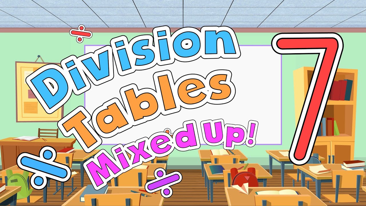 Division Tables | 7 | All Mixed Up | Jack Hartmann - YouTube