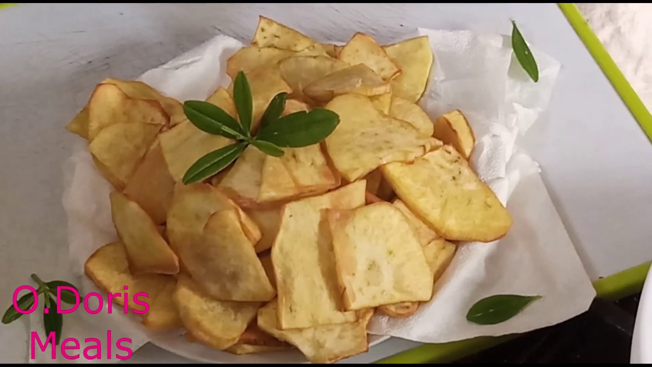 Sweet Potato chips/ O.Doris Healthy And Tasty Meals - YouTube