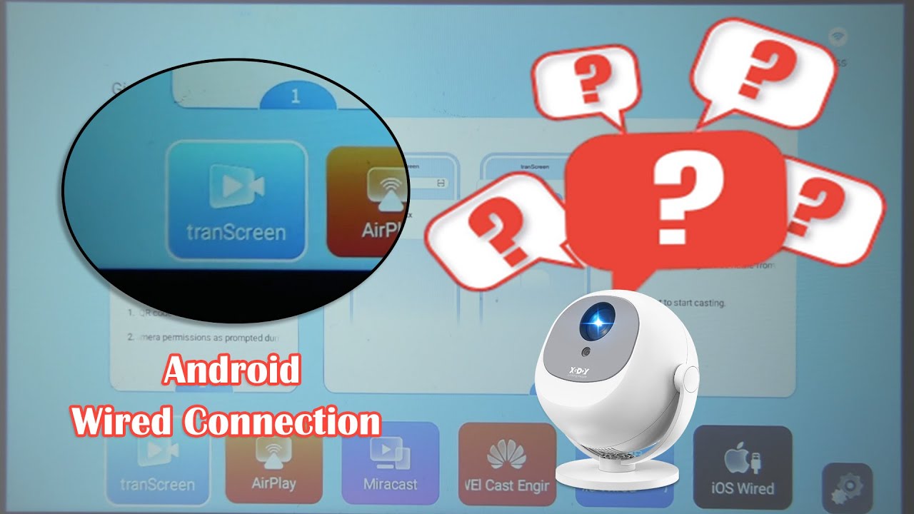 #FAQ | Gimbal A2 Projector: Android Wired Connection Demo - YouTube