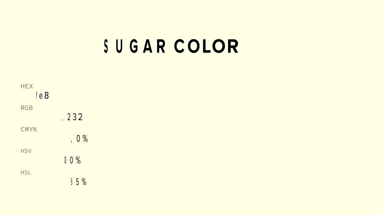 What color is Caster Sugar ? #ffffe8 hex color - White color - Warm ...