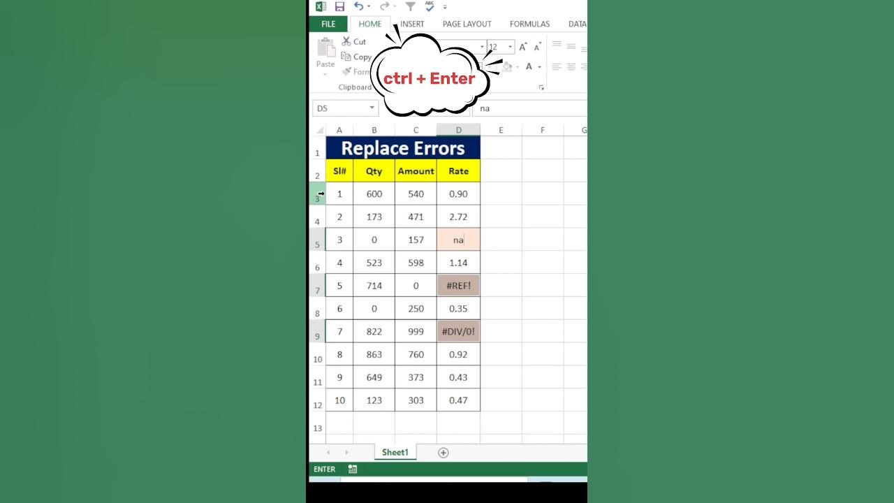 Fixing Excel Errors: How to Find and Replace Mistakes Like a Pro #excel ...