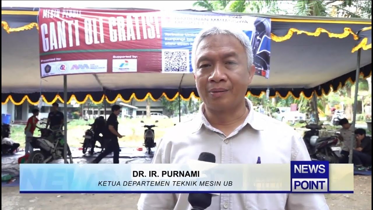 KAMPUS BERDAMPAK, TEKNIK MESIN UB GELAR GANTI OLI GRATIS - NEWSPOINT ...