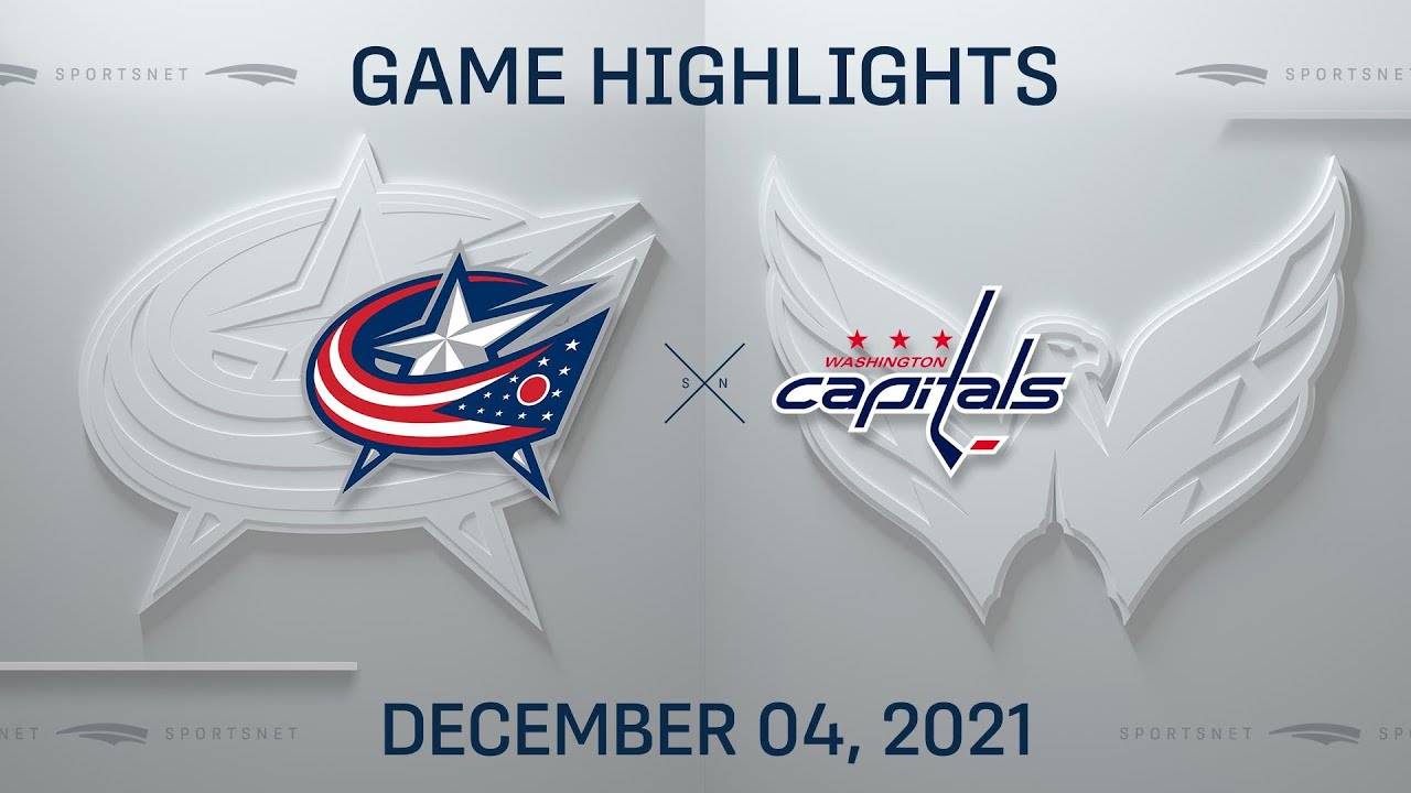 NHL Highlights | Blue Jackets vs. Capitals - Dec. 4, 2021 - YouTube