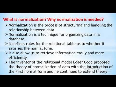 Normalization and why it is needed||normalization in DBMS in hindi - YouTube