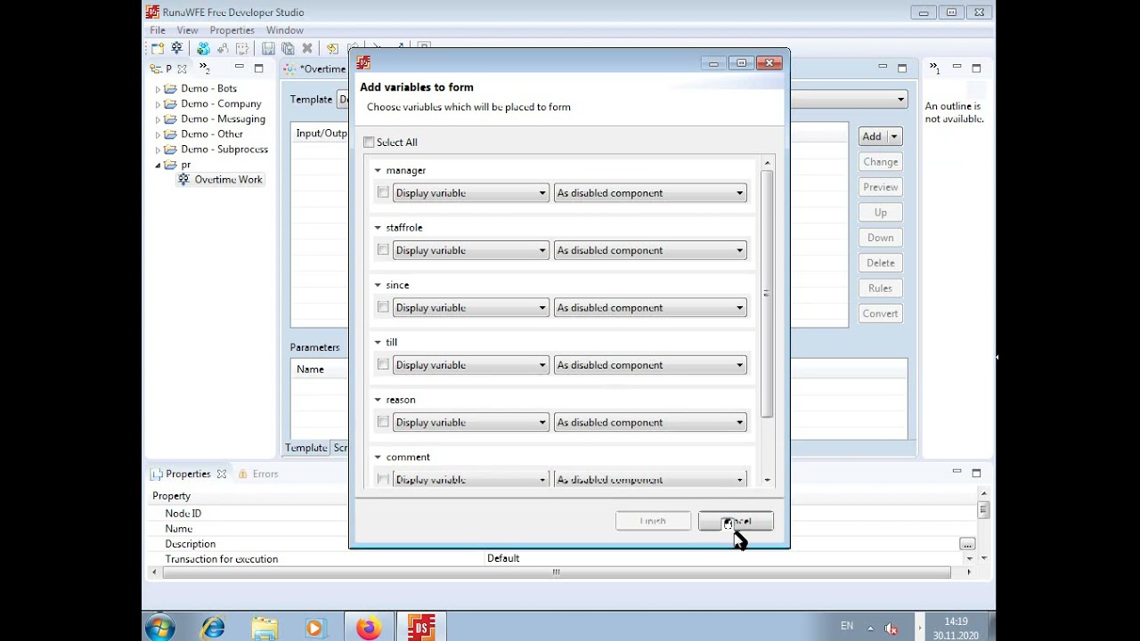RunaWFE Free demo - YouTube