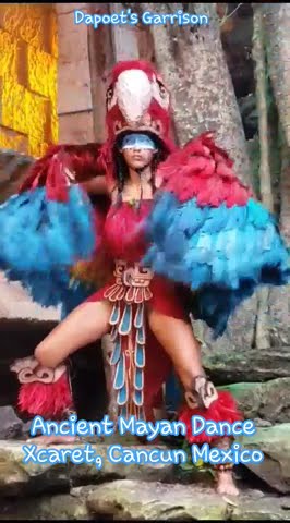 Ancient and Traditional Mayan Dance/Ritual in XCaret Park Cancun Mexico ...