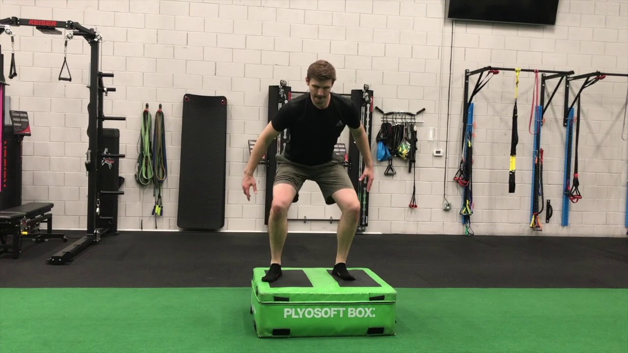 SL to DL Lateral Box Jumps: Stick - YouTube