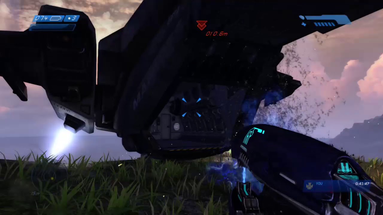 Halo Mid air grenade explosion - YouTube