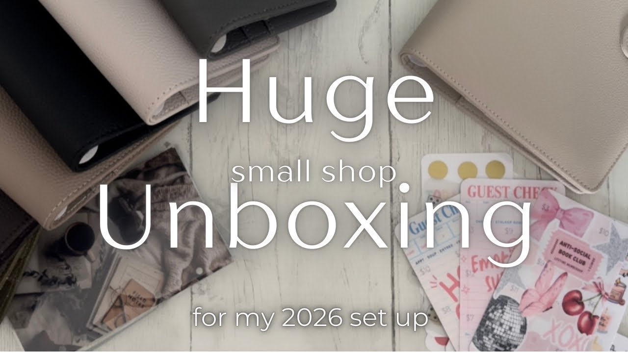 HUGE Small Shop Unboxing | 2026 Set Up Items | Shop Small - YouTube