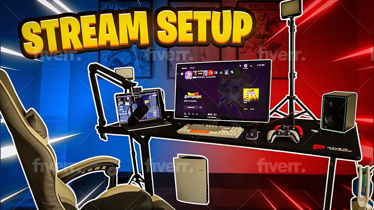 MY PS5 ELGATO STREAMING SETUP (60% COMPLETE) - YouTube