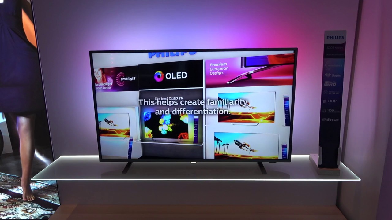 PHILIPS 2018 TV LINEUP OLED und LCD TVs mit AMBILIGHT - YouTube