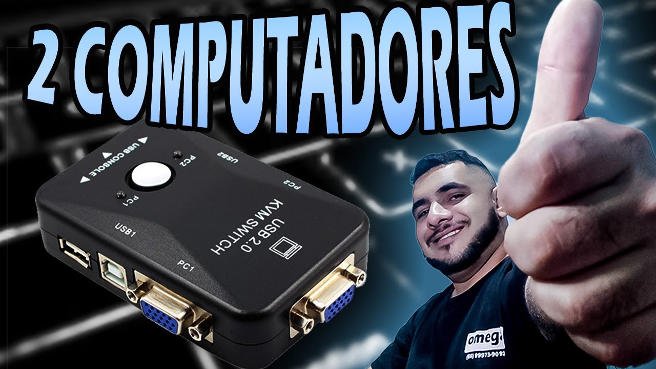 CONTROLAR 2 COMPUTADORES COM 1 MOUSE E TECLADO. - YouTube