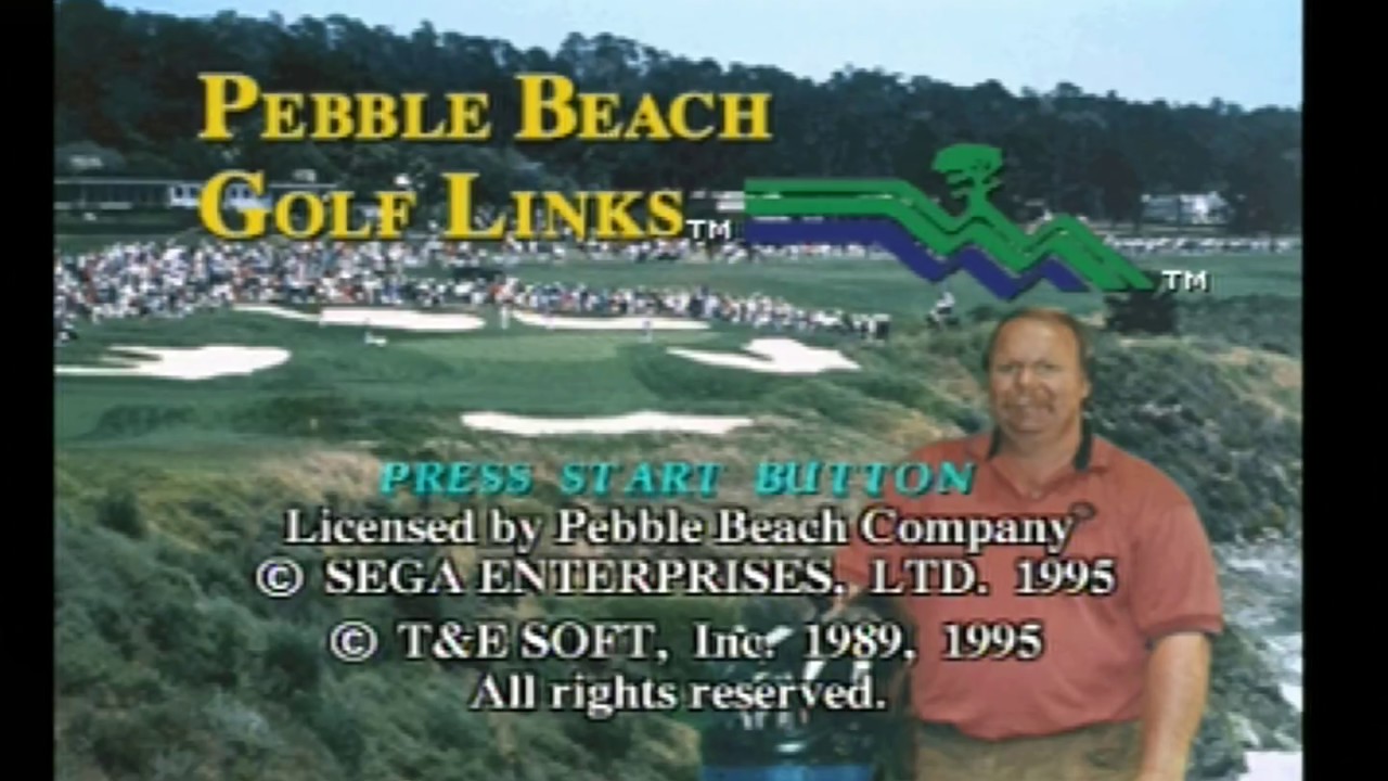 [Saturn] Introduction du jeu "Pebble Beach Golf Links" de T&E Soft ...