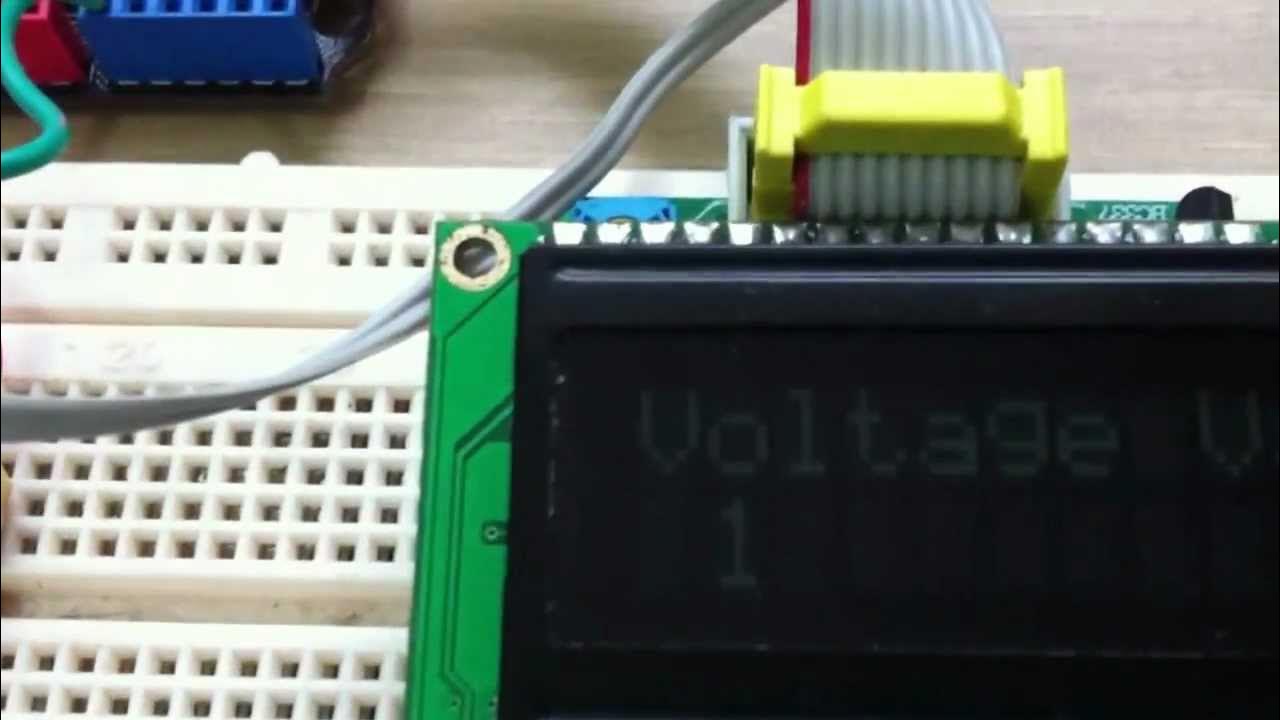 Arduino Voltmeter with LCD Display and Interface VB 2010 - YouTube
