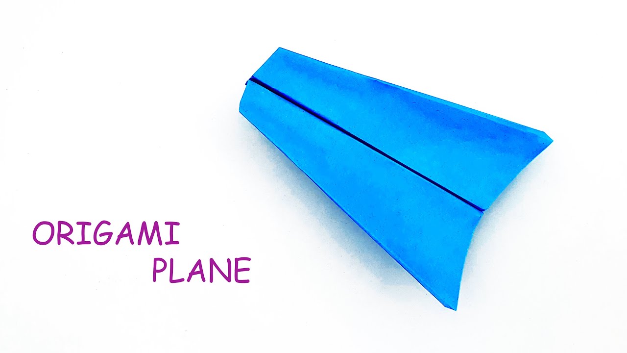 How To Make Origami Paper Airplane | Origami Paper Toy | Easy Craft ...