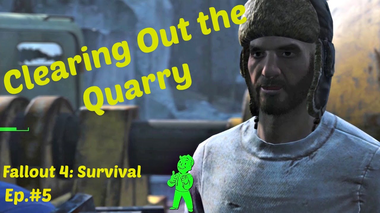 Clearing Out The Quarry: Fallout 4 Survival Ep 5: Thicket Excavations ...