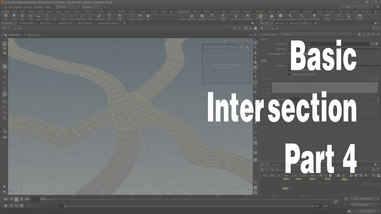 Houdini Basic Intersections Part 4 - YouTube