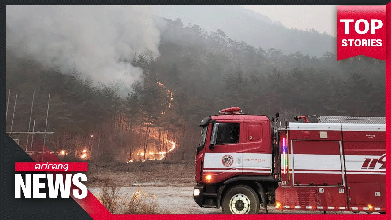 S. Korean authorities work through night to tackle massive wildfire in ...